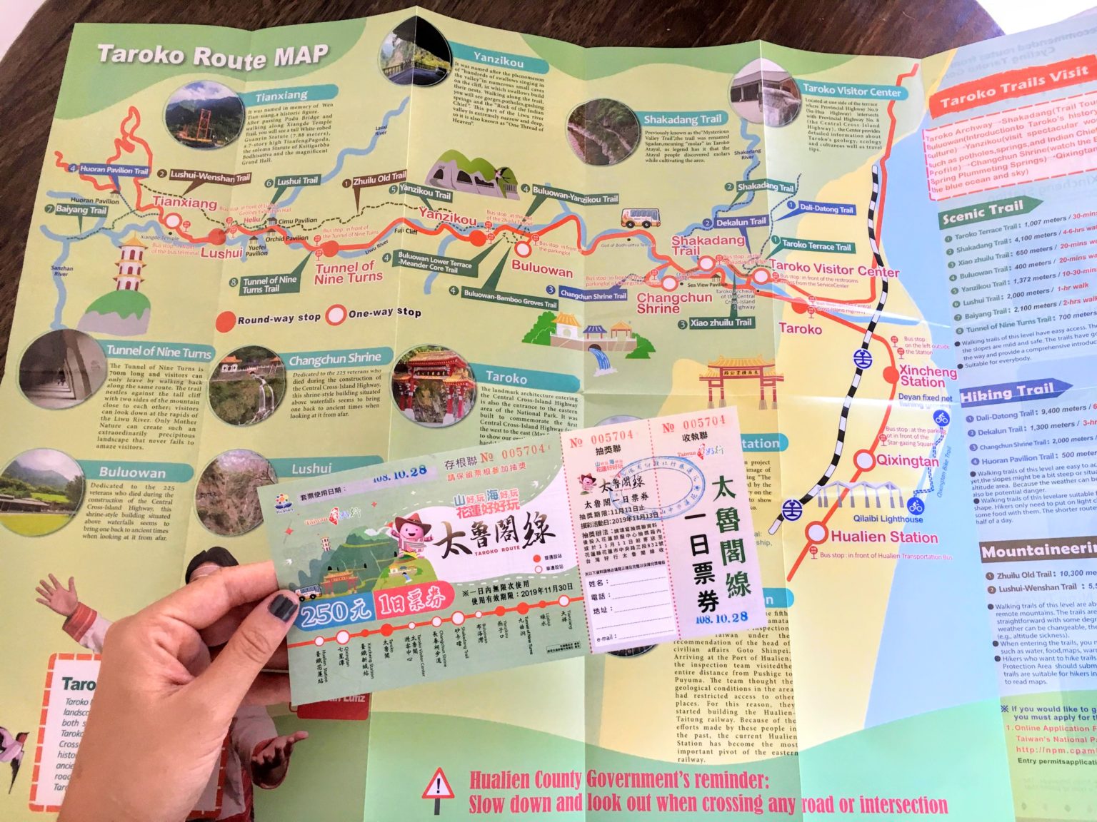 Hiking Taroko Gorge National Park Independently, from Hualien, Taiwan ...