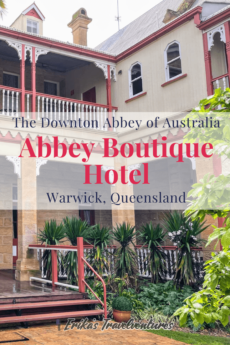 Staying at the Abbey Boutique Hotel in Warwick, Australia, a converted ...